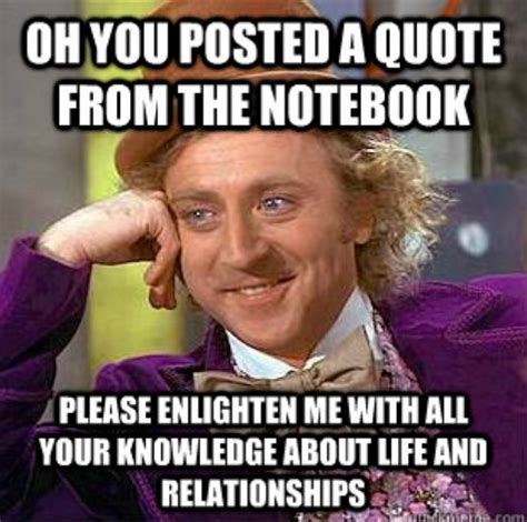 10 Funny The Notebook Memes Because Who Knew Love Stories Could Be So