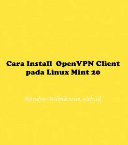 Install And Configure Openvpn Client Pada Rocky