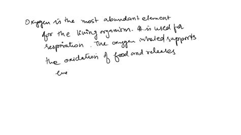 Solved The Most Common Elements In Living Organisms Are Carbon