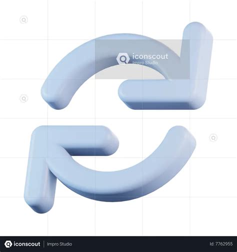 Rotate Arrow 3d Icon Free Download Sign And Symbols 3d Icons Iconscout