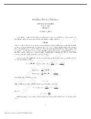 PS Solution Problem Set Solution University Of Maryland ECON Fall October