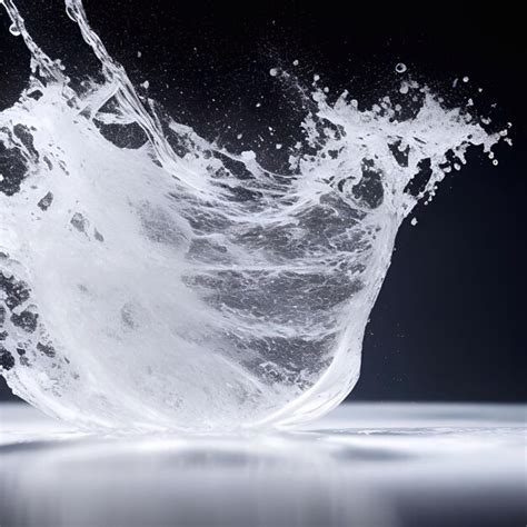 Premium Photo Water Splashing On White Background Generative Ai