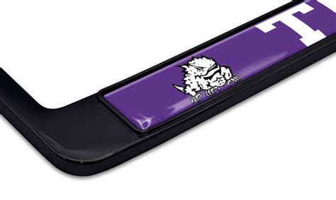 Tcu Alumni Black License Plate Frame Elektroplate