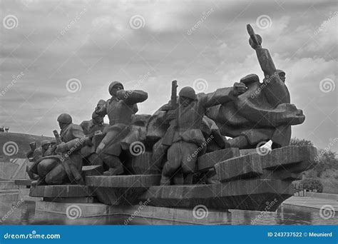 The Sculptures Depict The Courageous Defence Of The Soviet Border