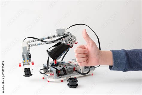 Minsk Belarus November 2018 Lego Mindstorms Ev 3 Robot Arm School