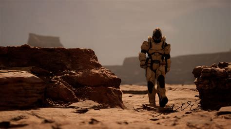 Cinematic Mars Scene Animated 3d Model Animated Cgtrader