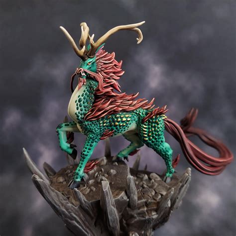 Kirin Mitologia Japonesa Kirin El Unicornio Japonés Laos Garden