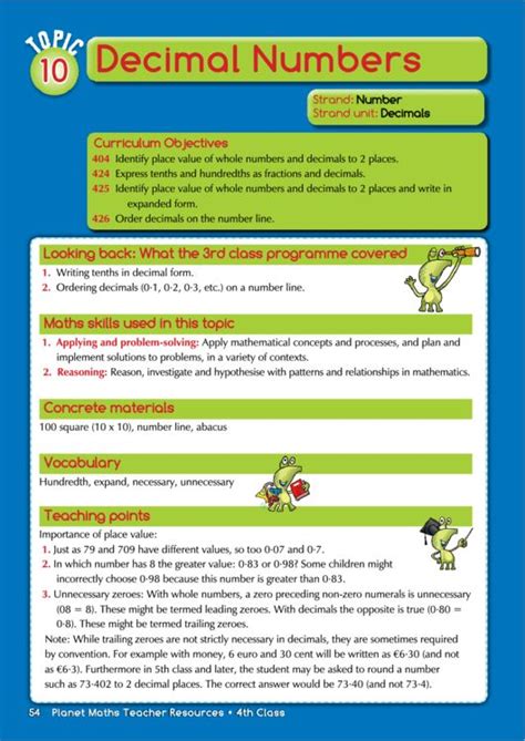 Need A Topic Decimal Numbers Heres A Free Math Lesson Plan Template Create Ready To Use Forms