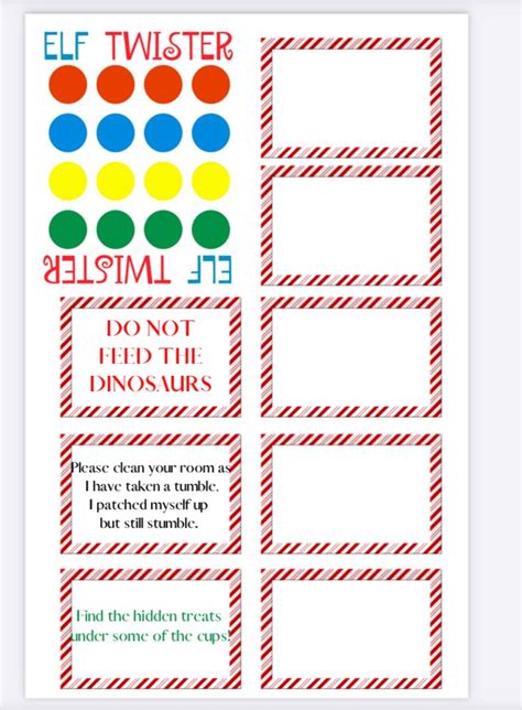Elf On The Shelf Notes Free Printables Artofit
