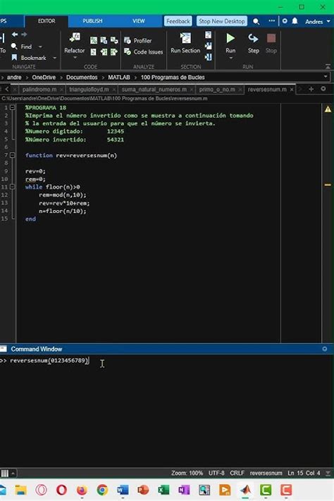 Programa 18 Matlab For While If Else Programming Matlab Matlabtutorials