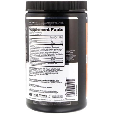 Optimum Nutrition Amino Energy - 270 грамм (30 порций) купить недорого ...