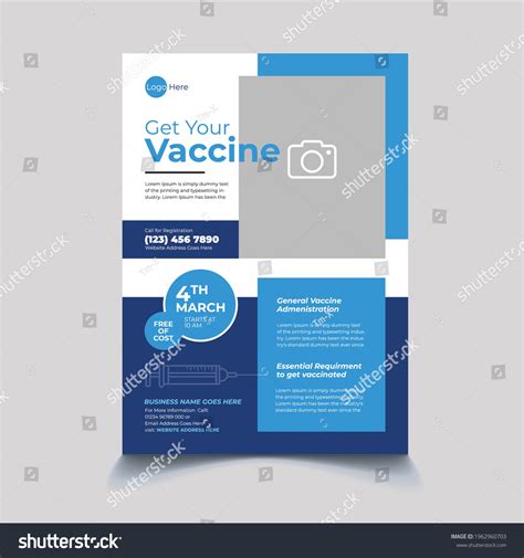 Flu Shot Clinic Flyer Photos Images And Pictures Shutterstock