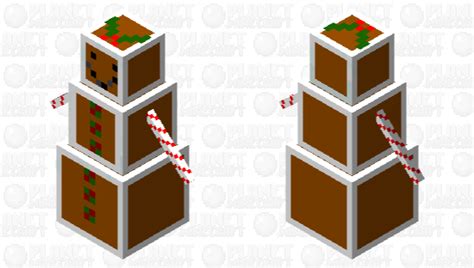 Gingerbread Snow Golem Minecraft Mob Skin