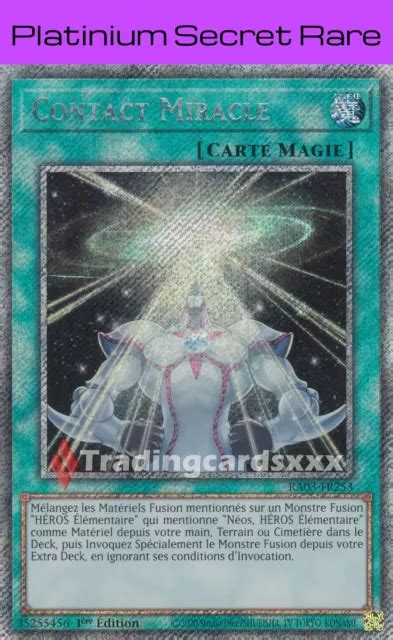 Yu Gi Oh Contact Miracle Pn Ra03 Fr253 Eur 1 90 Picclick Fr