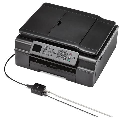 Startech Com 10 100mbps Ethernet To Usb 2 0 Network Lpr Print Serverusb Print Server With