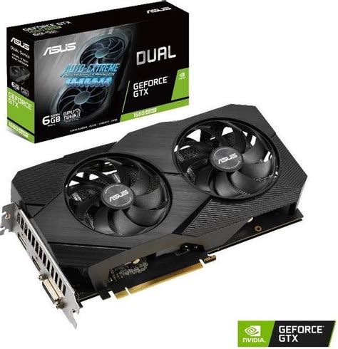 ASUS DUAL-GTX1660S-6G-EVO - Grafische kaart - GF GTX 1660 SUPER - 6 GB ...