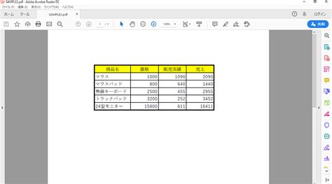 Pdf文書内の表をexcelで編集する方法 パソコン工房 Nexmag
