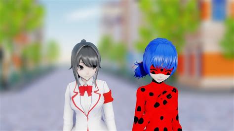 Mmd Miraculous Ladybug X Yandere Simulator Gimme Dat Butt Youtube