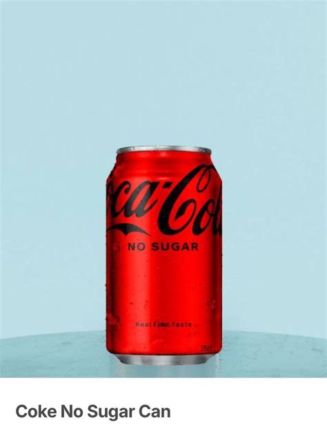 Coke No Sugar Can Ellena Takeaway And Pizza Bar