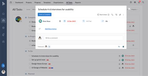 All Tasks TeamWave Knowledge Base Support Platform