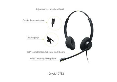 Addasound Crystal 2731/2732 Quick Disconnect & QD Headset