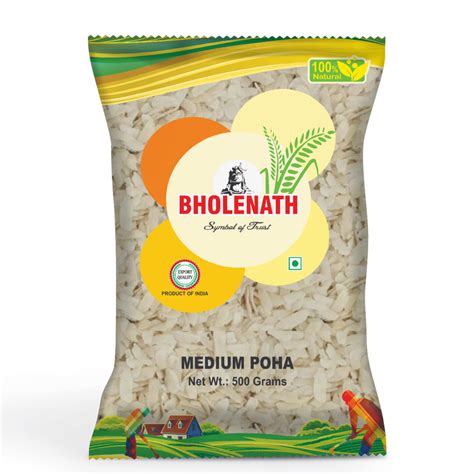 Bholenath Poha Medium 500g Free Home Grocery Delivery In Sydney