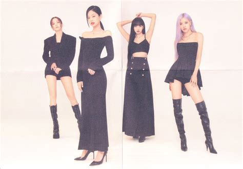 Rosé And Lisa Jennie Blackpink Photo Book Girl Group Strapless