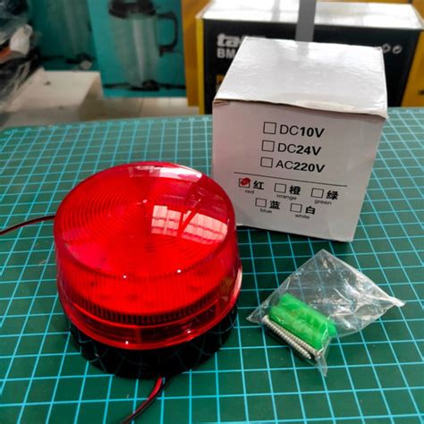 Jual Lampu Sirine Merah Rotary Led Emergency Lampu Darurat 220v 12v