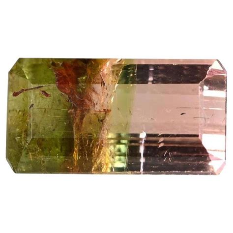 4 53 Carat Natural Bi Color Watermelon Tourmaline Loose Stone In Pink