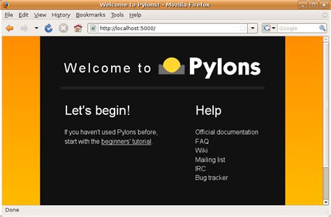 Chapter 3 Exploring Pylons — Pylons Book V10 Documentation