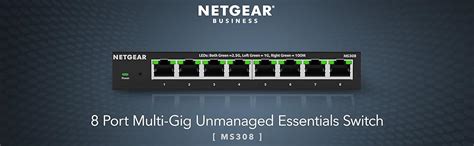 Netgear 8 Port 2 5gb Switch Multi Gigabit Ethernet Unmanaged Essentials Network