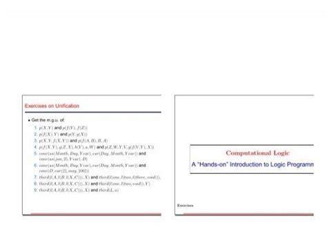 computational logic a â hands onâ introduction to logic programming
