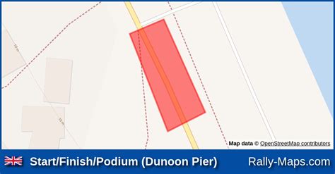 Start Finish Podium Dunoon Pier Stage Map Argyll Rally 2023 [src] 🌍