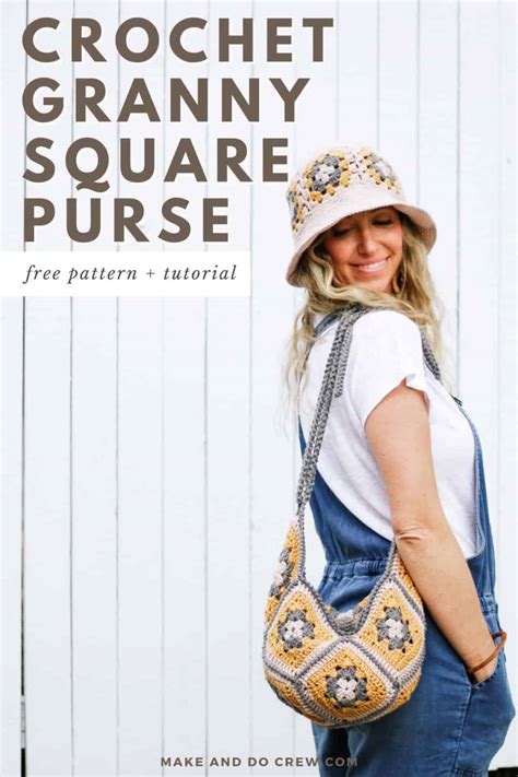 How To Crochet A Granny Square Bag Step By Step Make And Do Crew
