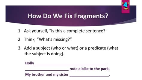 Sentence Fragments Grade Copyright 2014 By Write Score LLC Ppt