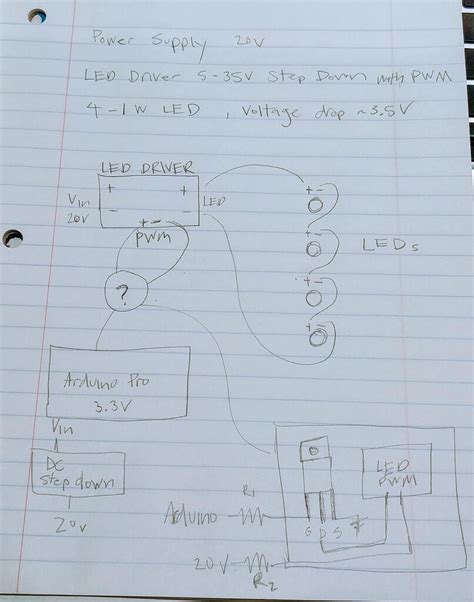 How To Handle Pwm With V Ps Led Driver And Arduino General