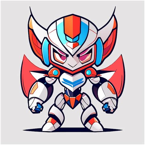 Premium Vector Mascot Robot Character Vector For Branding