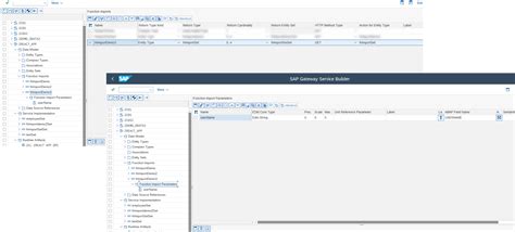 using function import in an odata service