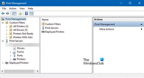 windows 11 10에서 인쇄 관리 도구를 열고 사용하는 방법
