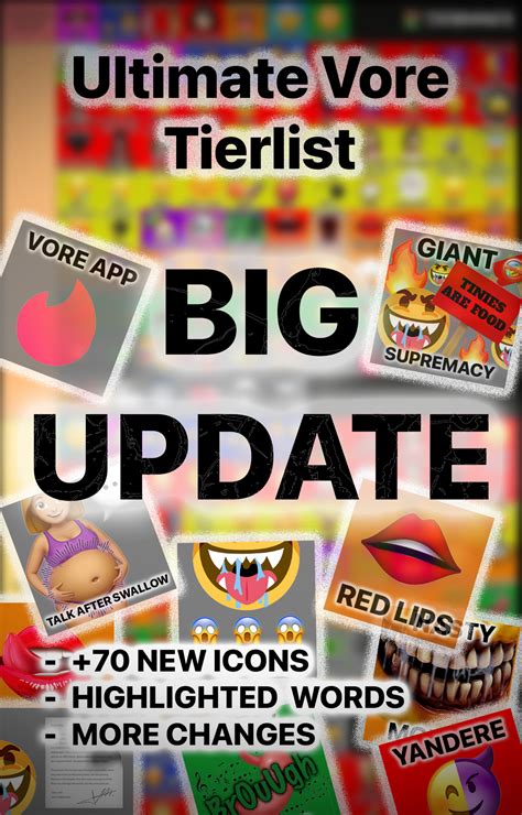 Ultimate Vore Tierlist Updated V11 By Soukkom On Deviantart