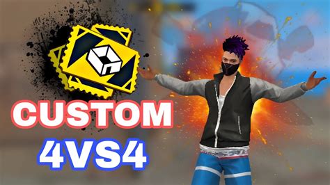 Free Fire Custom 4vs4 Youtube