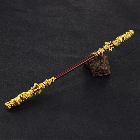 黑神话悟空游戏周边手办模型如意金箍棒（30cm）全金属工艺品摆件 阿里巴巴