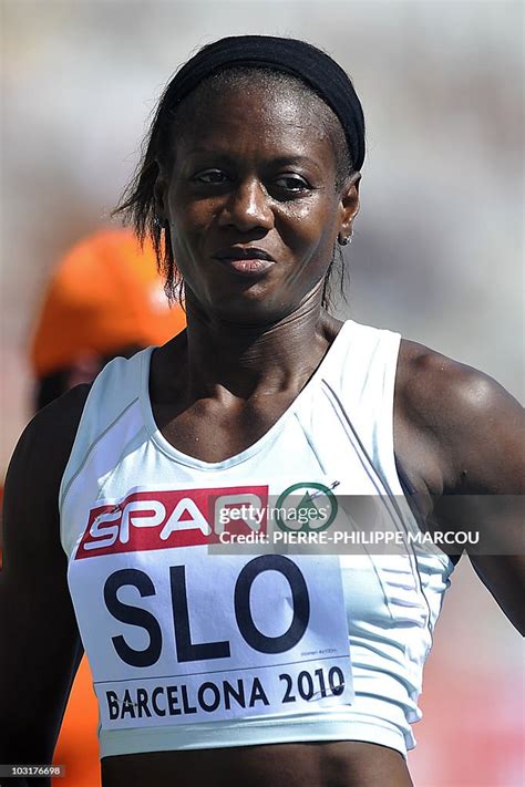 Jamaican Born Slovenian Sprinter Merlene Ottey Looks On After News Photo Getty Images