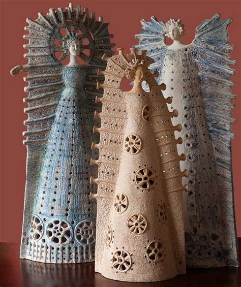 Marta Wasilczyk Ceramic Angels Art Kaleidoscope Ceramic Angels