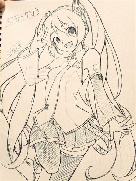 Pin By Dario Volaric On Hatsune Miku Anime Drawings Sketches Anime