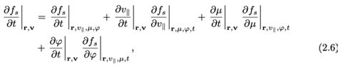 Differentiation Deriving The Vlasov Equation In Vec R V Mu Varphi Coordinates