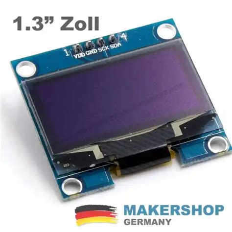 13 Zoll Arduino Oled 128x64 Display Ssd1306 I2c Iic Twi Weiß Raspberry Pi £705 Picclick Uk