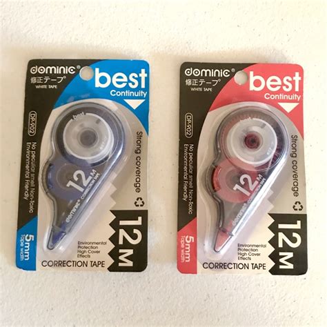 Dominic White Correction Tape 12m Shopee Philippines