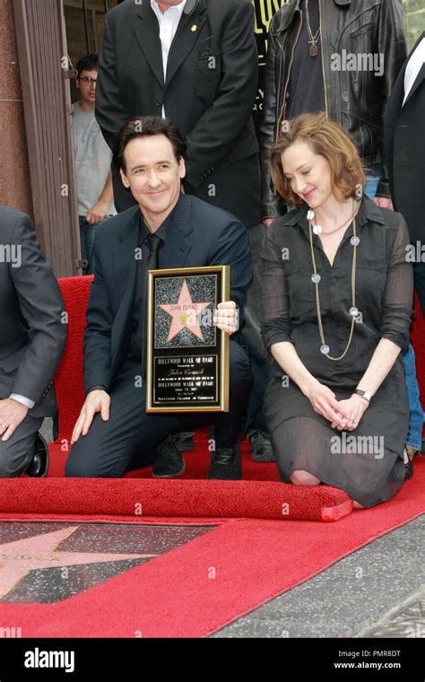 John Cusack And Sister Joan Cusack At The Hollywood Chamber Of Commerce