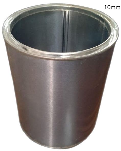 Liquid And Solid 10mm Cylindrical Tin Container For Material Handling